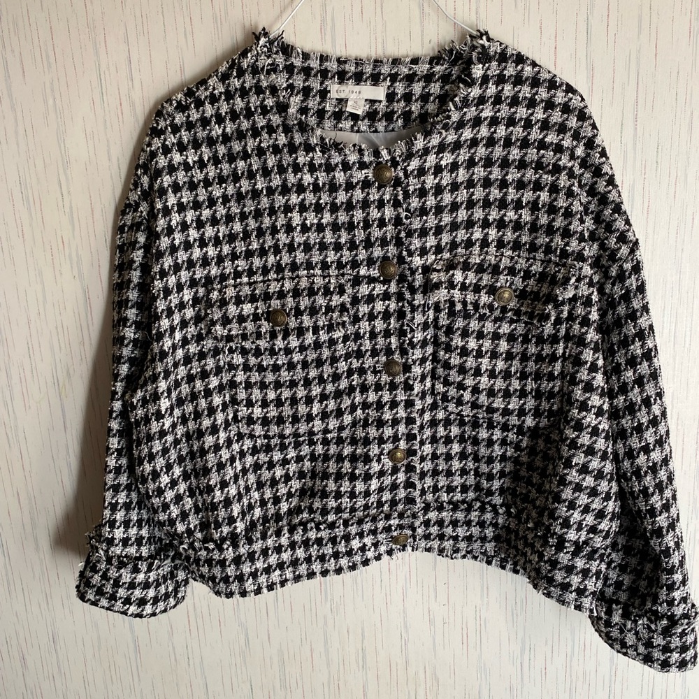 Houndstooth Jacket - Gem